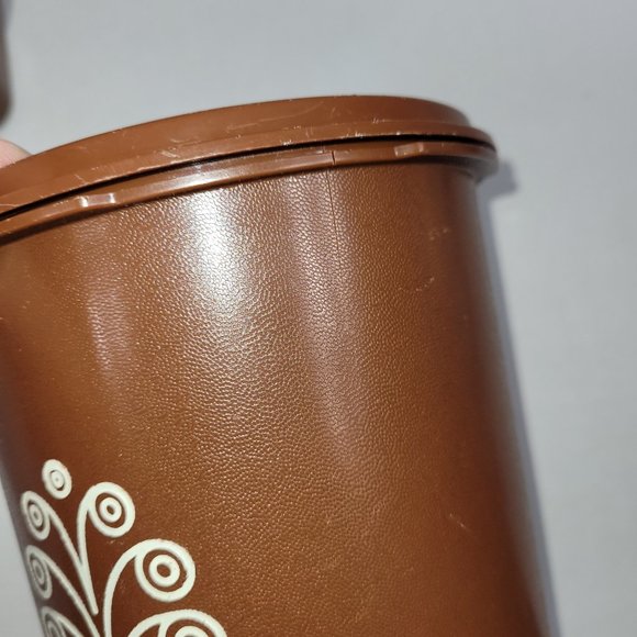 Tupperware | Kitchen | Vintage Tupperware Brown Canister Set 7 Food ...